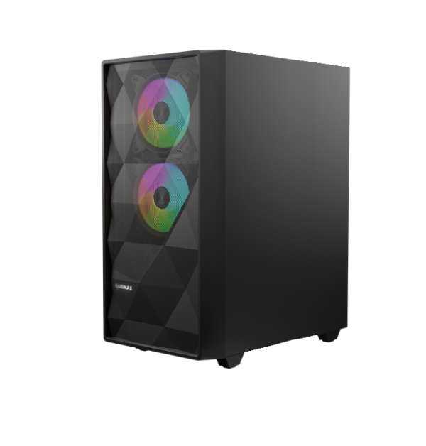 Kuciste Raidmax Meshian X902 Black ARGB, 3x ARGB Fan/Window/X902TBF ...